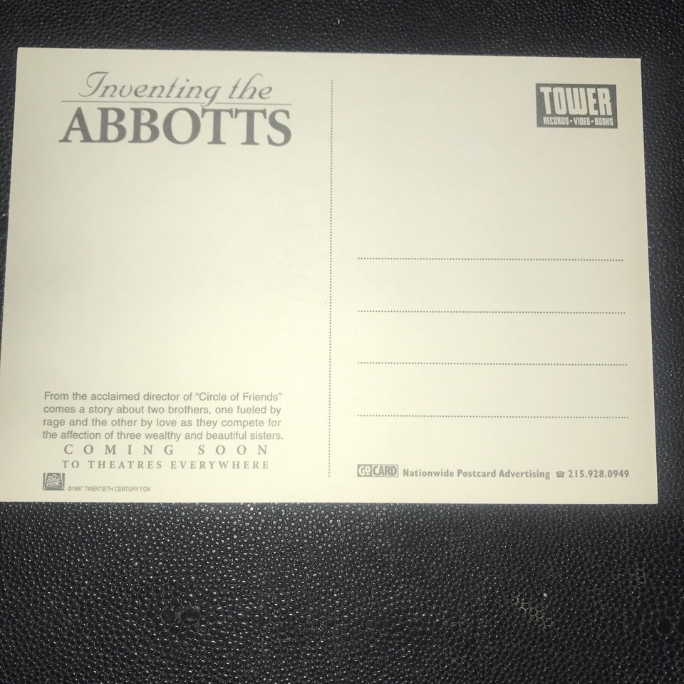 Inventing the Abbotts postcard Joaquin Phoenix Liv Tyler Billy Crudup ...