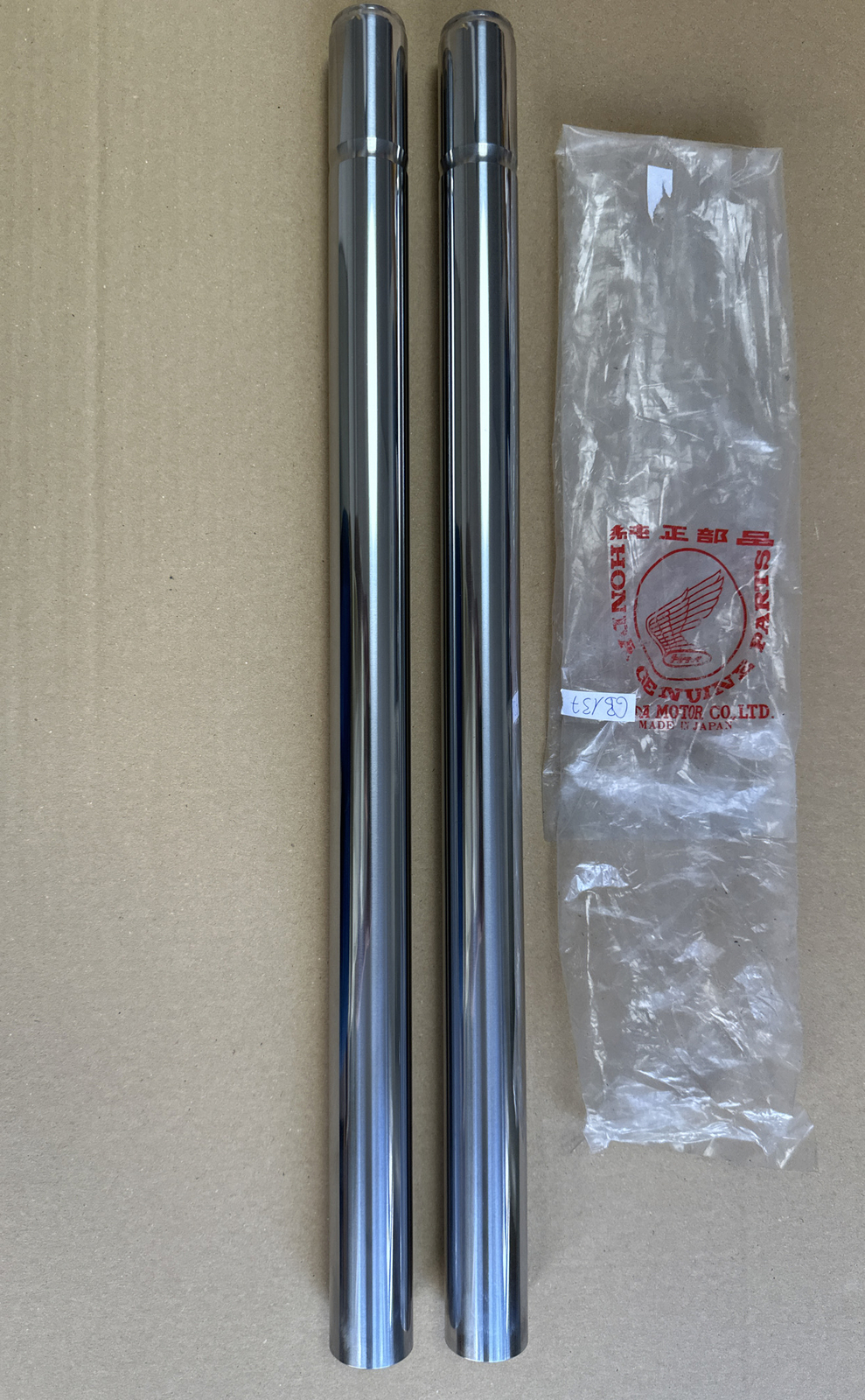 Honda+1975+K4-1976+K5+CB500+NOS+Front+Fork+Pipe+51410-375-010 for sale ...