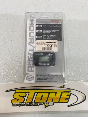 Hardline Hour Tach Meter Tachometer ATV Dirt Bike Engine Motor UTV HR ...