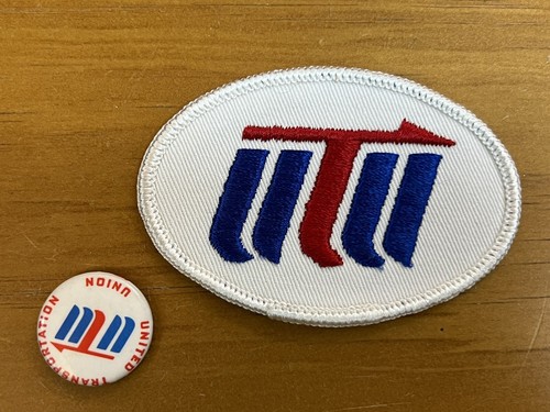 UTU Union Made Advertising patch 4436 & Pin Lot Of 2 | eBay