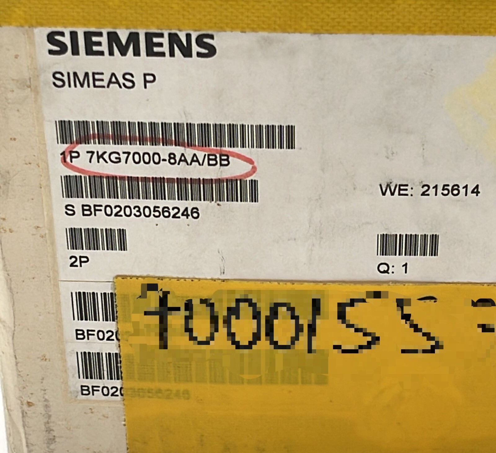 Siemens Simeas P P/N 7KG7000-8AA/BB Power Meter for sale online | eBay
