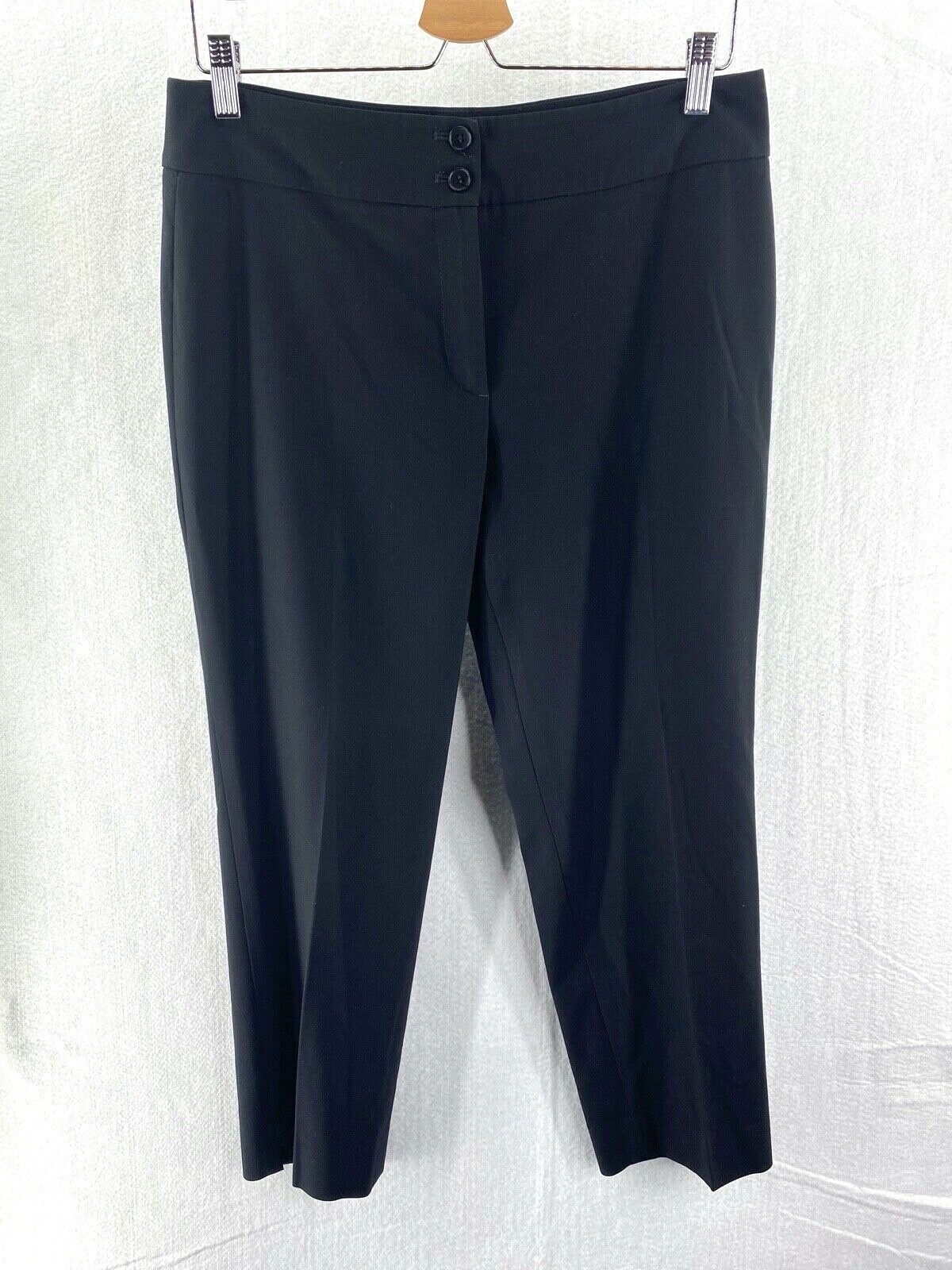 Talbots 8 Pants (32x25.5) Black Heritage Capri EUC (W5768-EE) | eBay