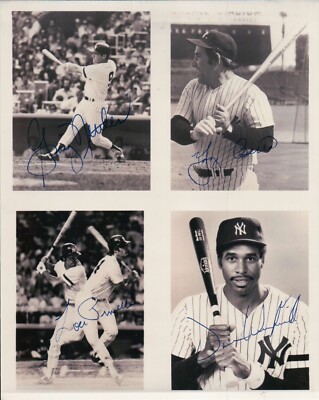 8x10 repro Photo 4 Baseball Stars Dave Winfield Yogi Berra Lou Pinellas ...