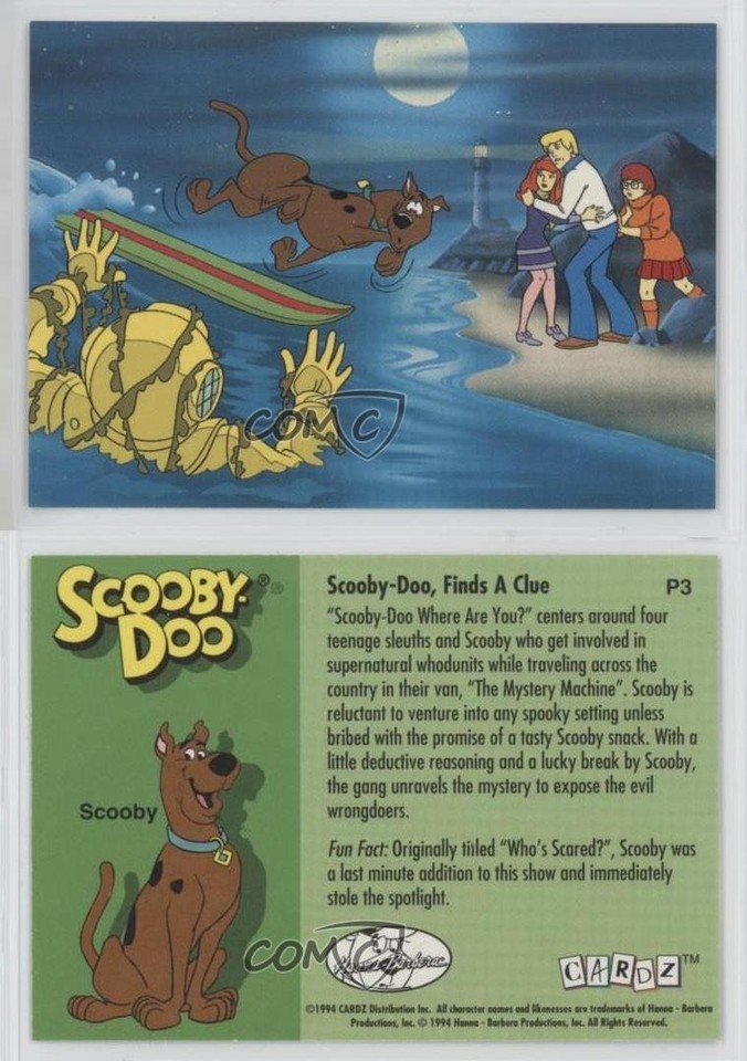 1994 CARDZ Hanna-Barbera Classics Promo Scooby-Doo Fred Jones Daphne Blake c2s | eBay