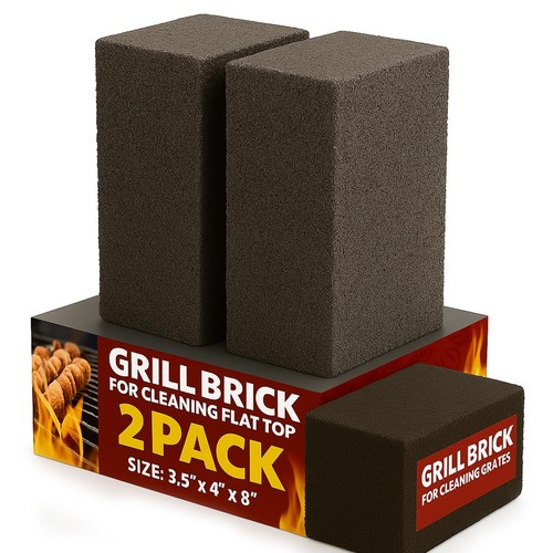 Heavy Duty Restaurant-Grill Bricks for Cleaning Flat Top Grills ...