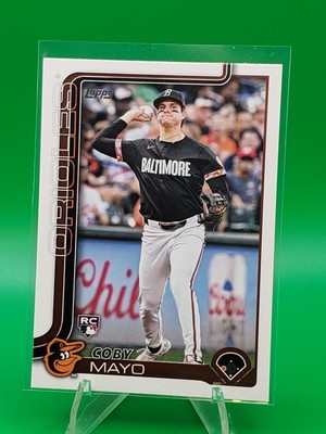 COBY MAYO 2025 Topps Series One Base Rookie Card (RC) #20 Baltimore ...