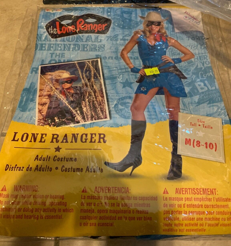 Lone Ranger w/ Mask Hat Womens Sexy Dress Costume Medium NEW Retail ...
