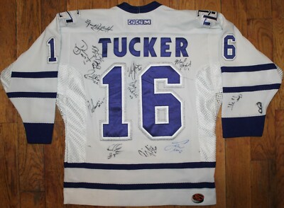 *Autograph* 2000/01 - 2006/07 CCM Toronto Maple Leafs #13 Darcy Tucker ...