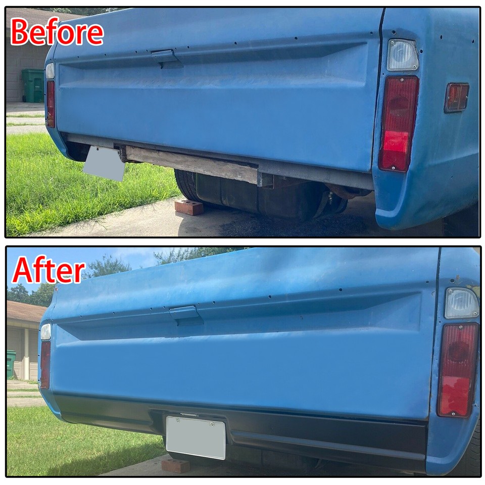 For 1967-1972 Chevrolet C10 Truck Fleetside Rear Roll Pan W/ License ...