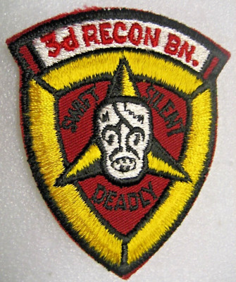 /US Marine Corps Patch 3rd RECON BN,3rd Marine division | eBay