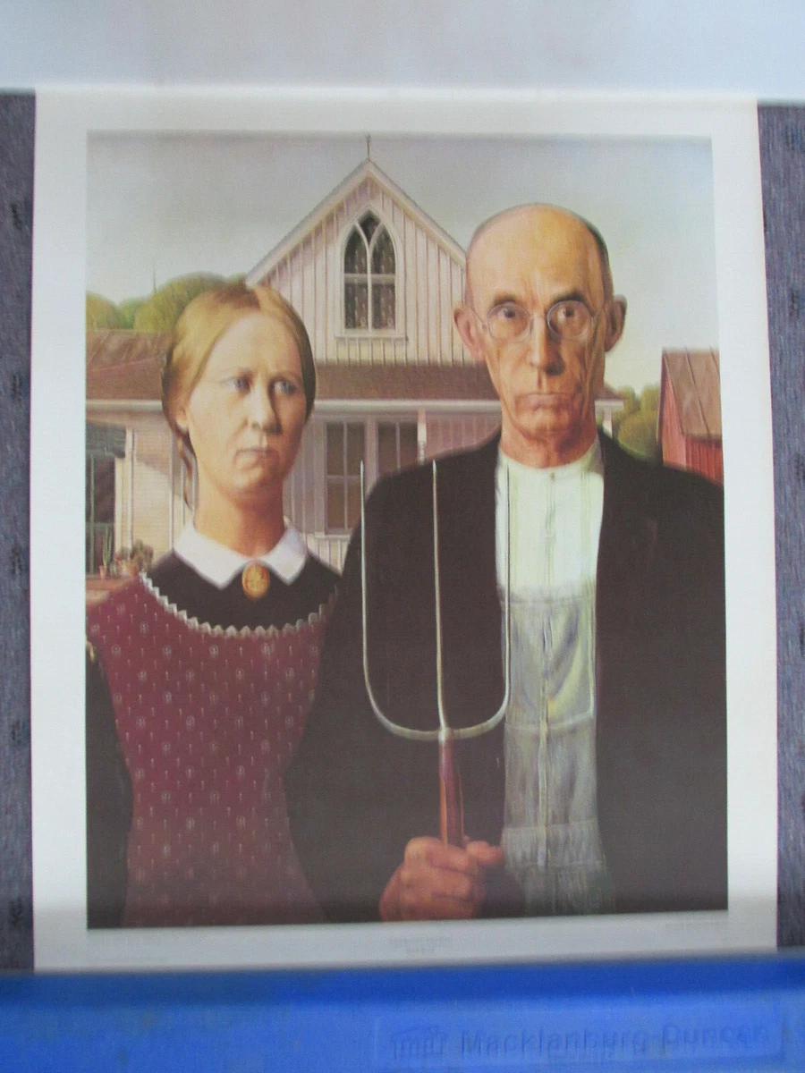 Grant Wood American Gothic Parody