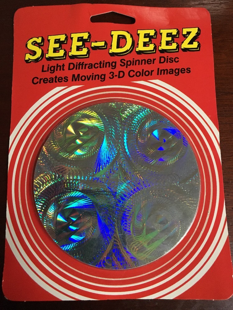 See-Deez Light Diffracting Spinner Disc (Vintage )RARE #1-VERY RARE ...