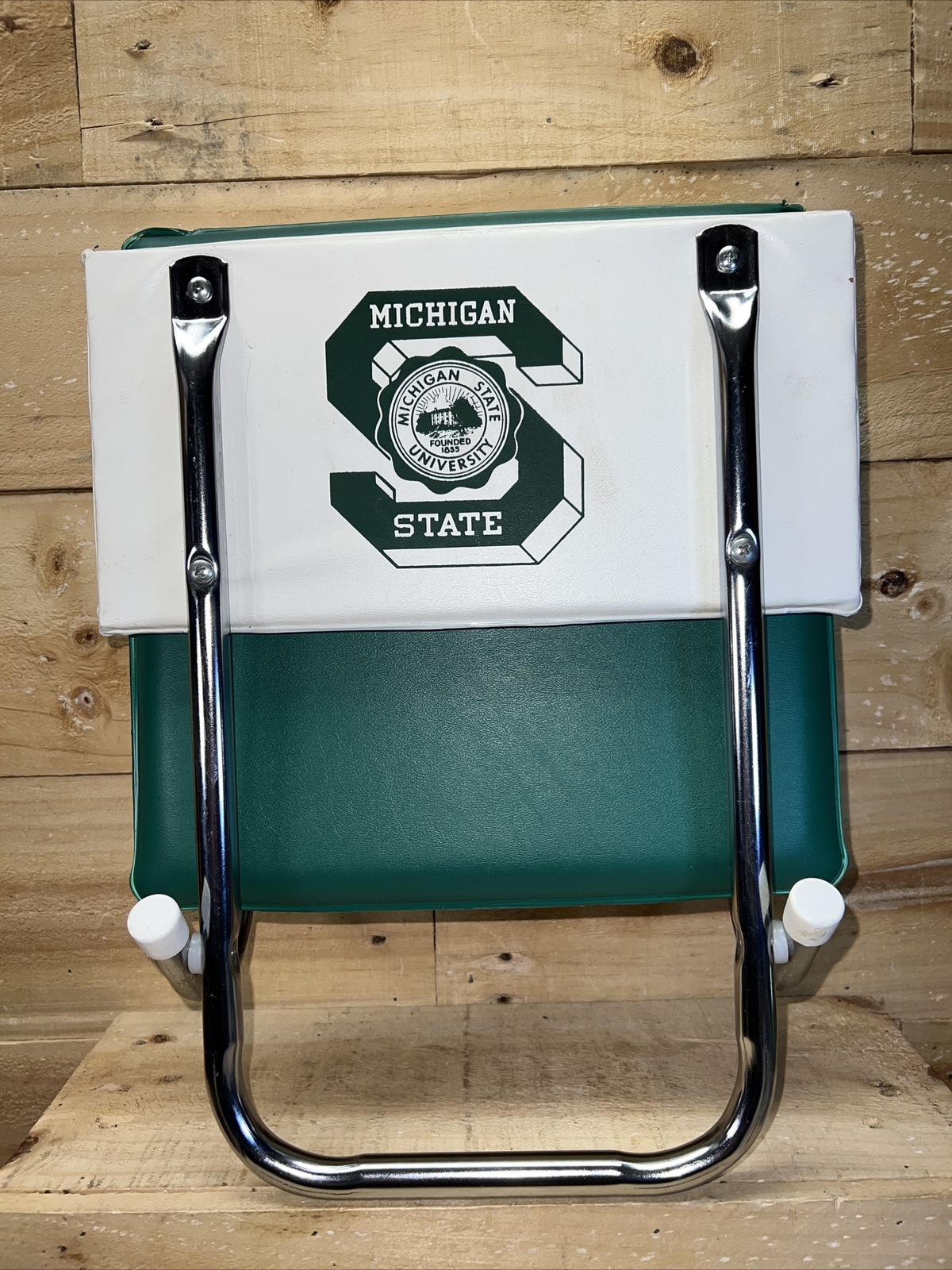 MSU SPARTANS Stadium Seat/Chair Portable Folding Bleacher Cushion ...