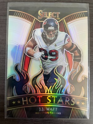 2020 Panini Select J.J. Watt Hot Stars Insert Silver Holo Prizm #HS9 | eBay
