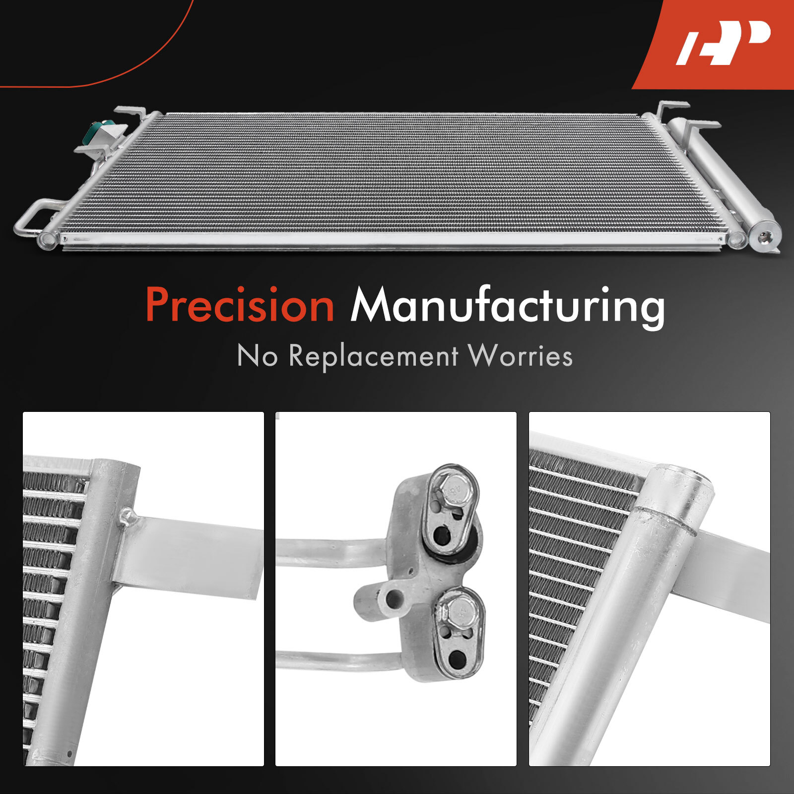 AC Condenser w/ Receiver Drier & Bracket for Dodge Ram 1500 09-10 ...