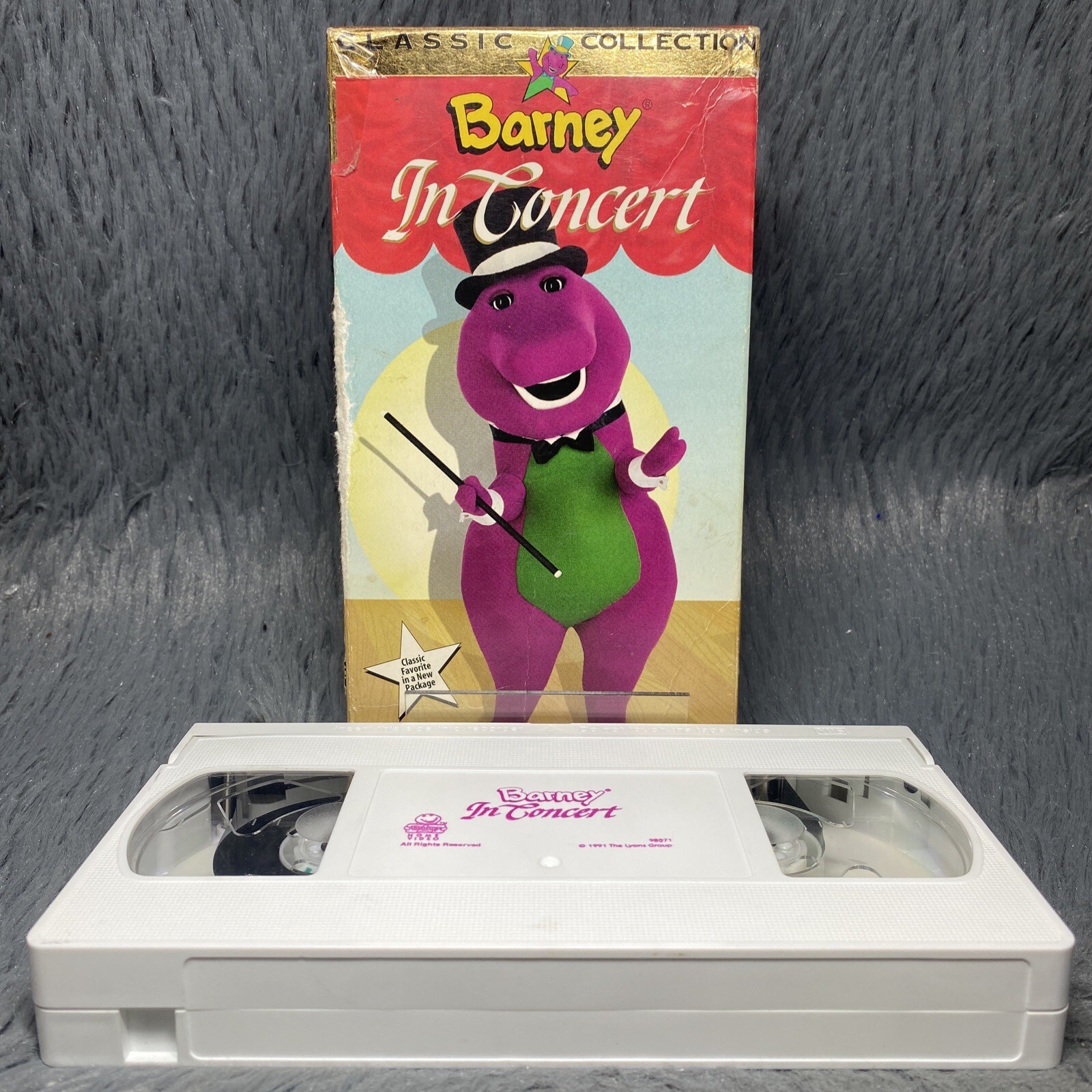 Barney - Barney in Concert VHS Tape 1990 Sing Along Songs