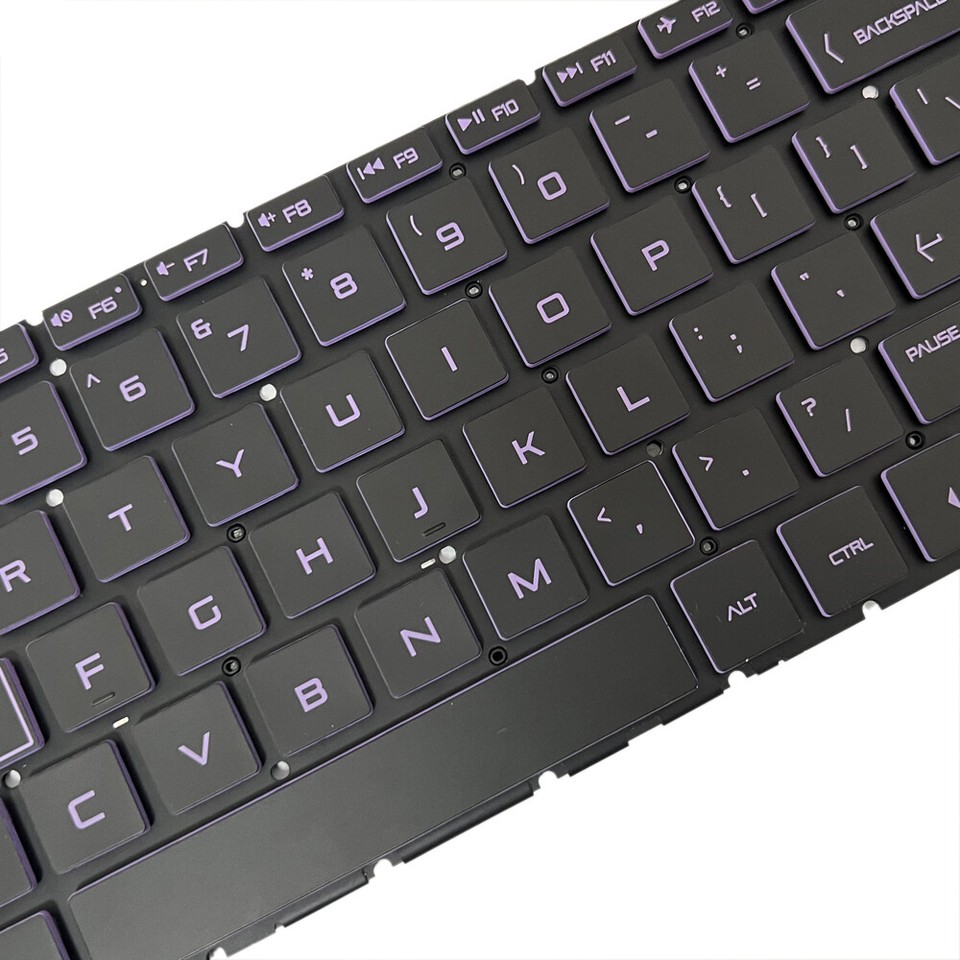 Purple backlight keyboard for HP Pavilion Gaming 15-CX 15-cx0056wm 15 ...