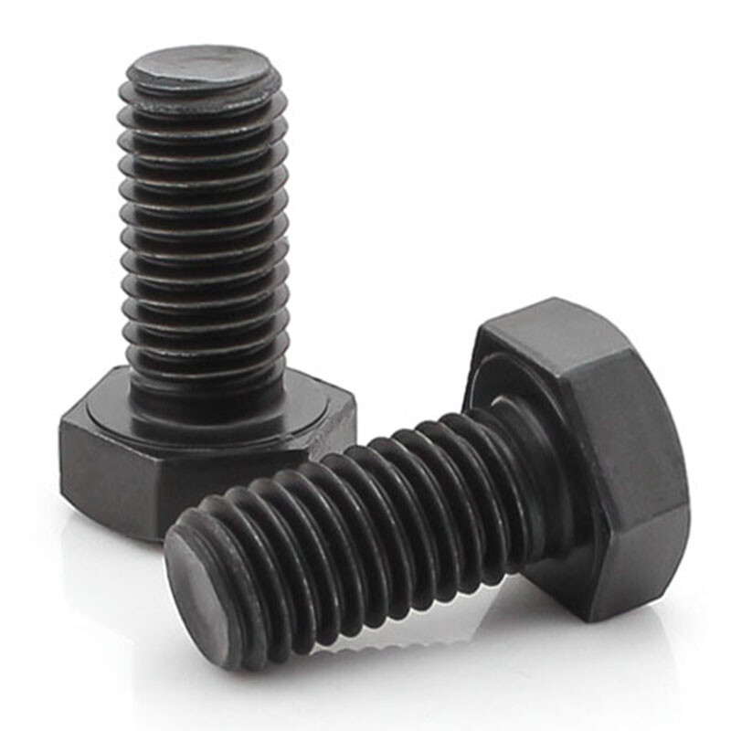 M12 x 1.25 Fine Pitch Hex Cap Bolts / Screws, 8 Alloy Steel Thread ...