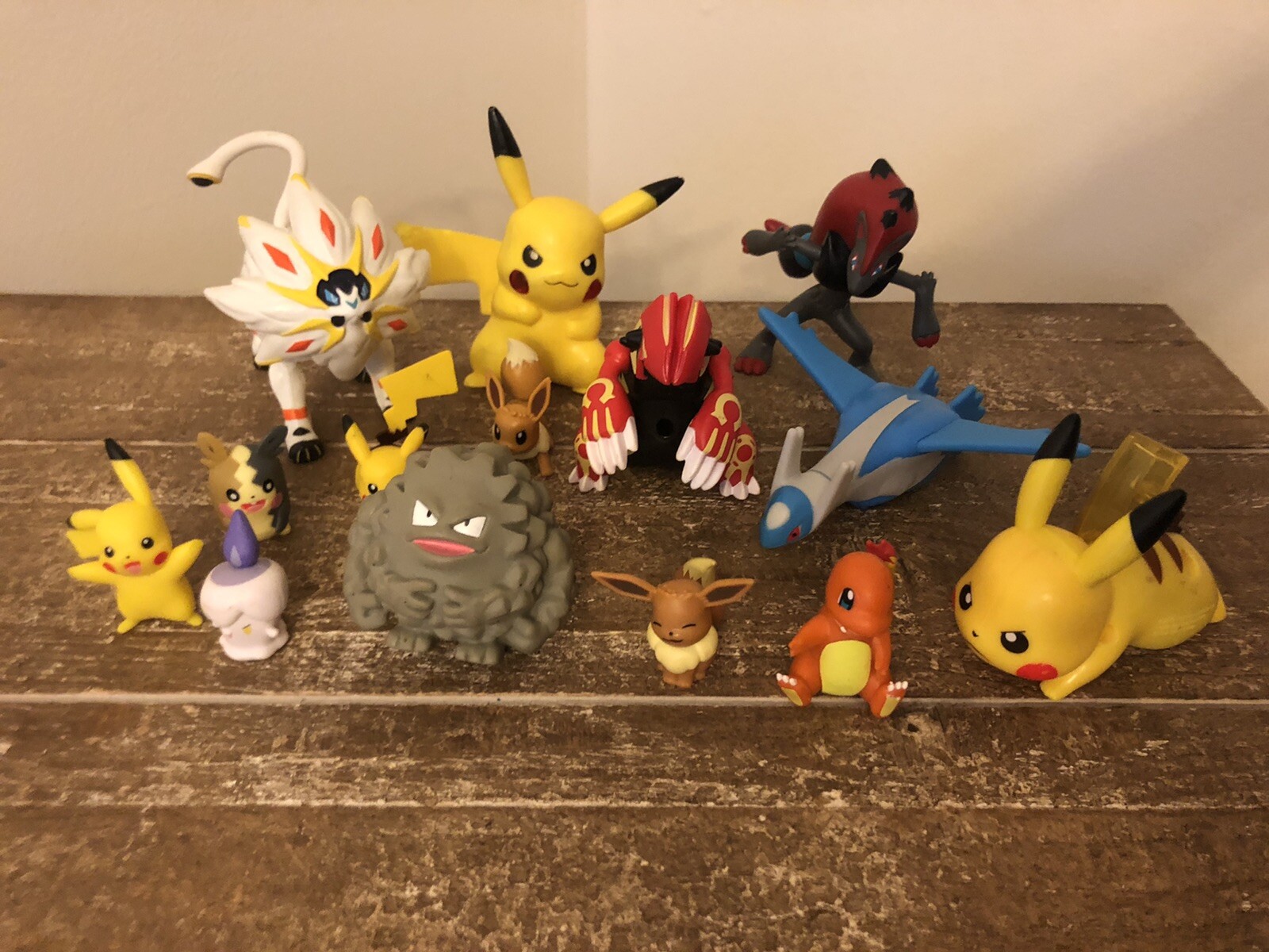 Lot of Pokemon Figures Pikachu Evee Charmander | eBay