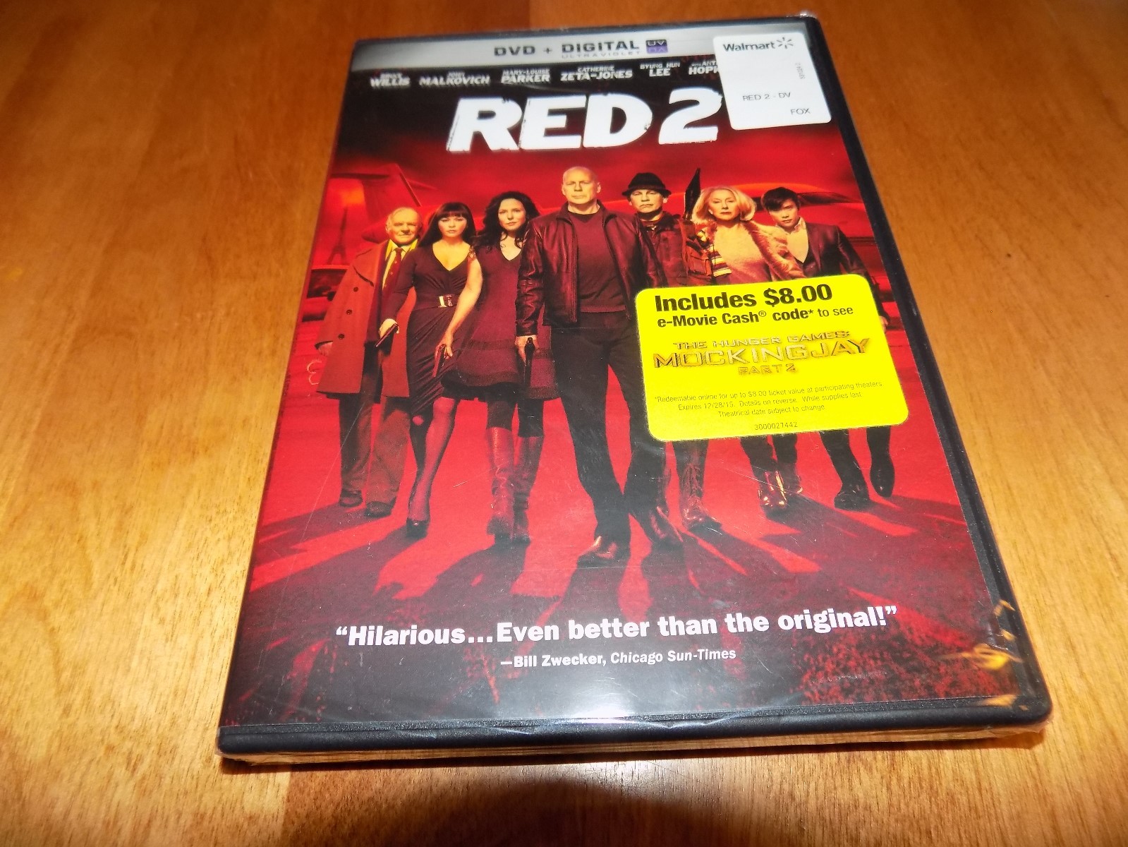 RED 2 Bruce Willis Action Comedy Anthony Hopkins Helen Mirren DVD ...