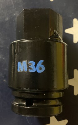 APEX M36 36mm Hex Key 3/4" Drive Impact Socket 36mm Hex | eBay