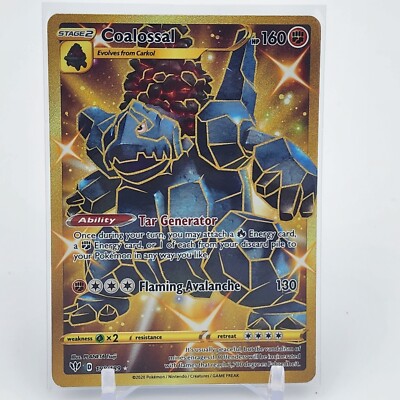 Coalossal - 198/189 - Secret Rare - Darkness Ablaze - Pokémon Card - NM ...
