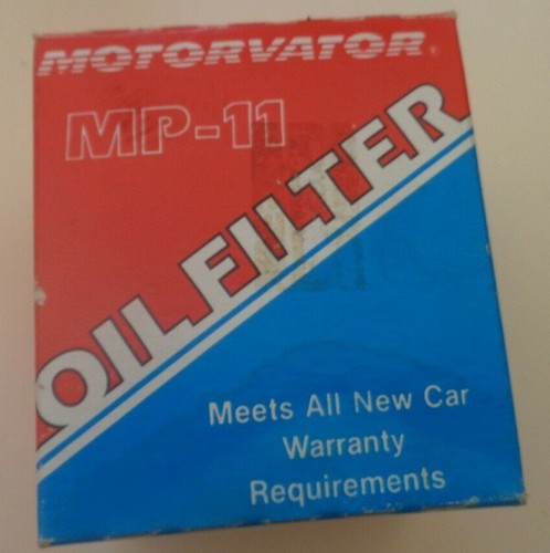 OIL FILTER - MP-11 - MOTORVATOR - NEW IN BOX | eBay