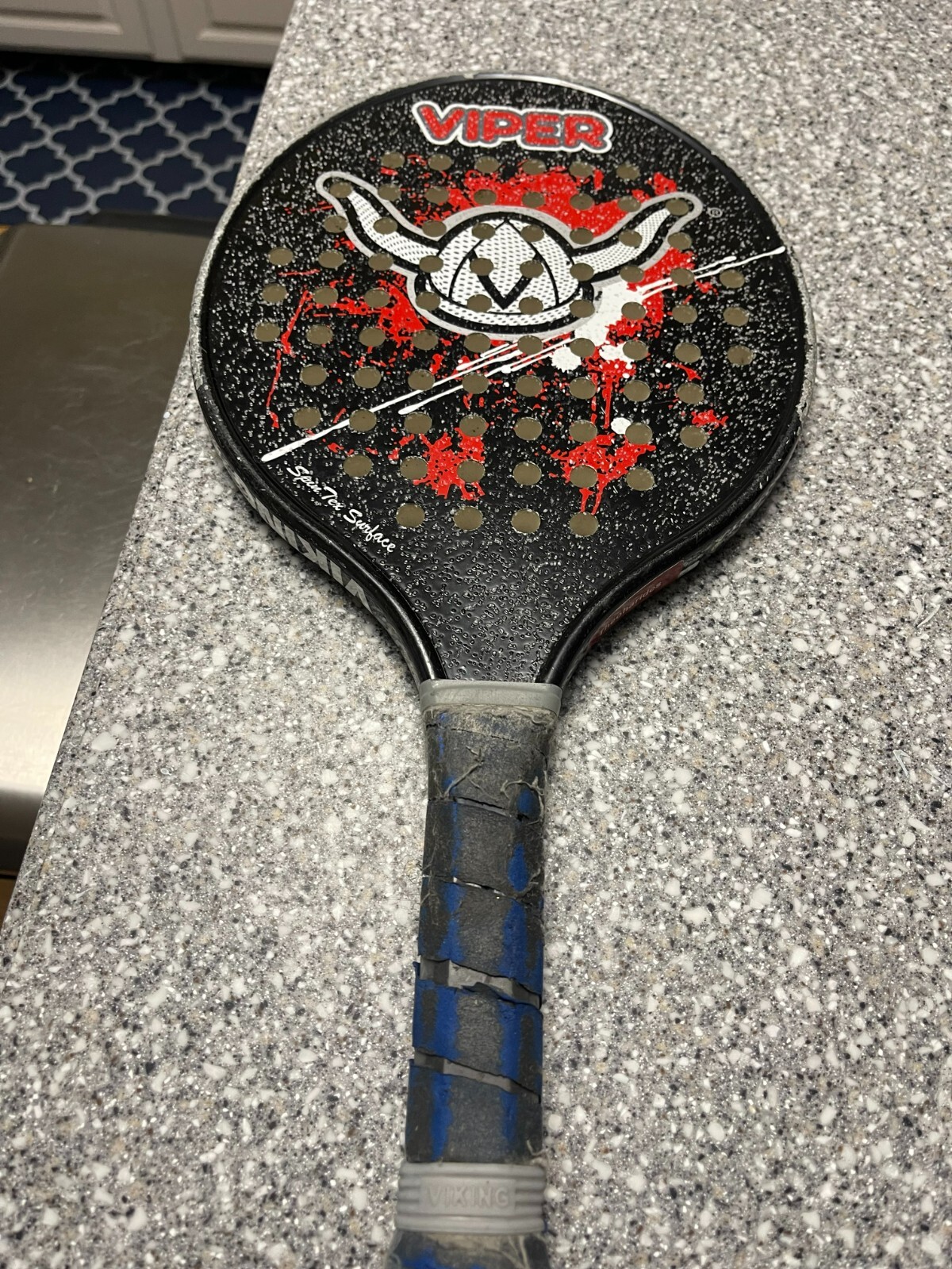 Viking Viper Paddle Ball Tennis Platform Paddle Racquet 4 1/4 Racket | eBay