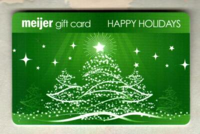 MEIJER Happy Holidays, Christmas Trees ( 2009 ) Gift Card ( $0 ) | eBay