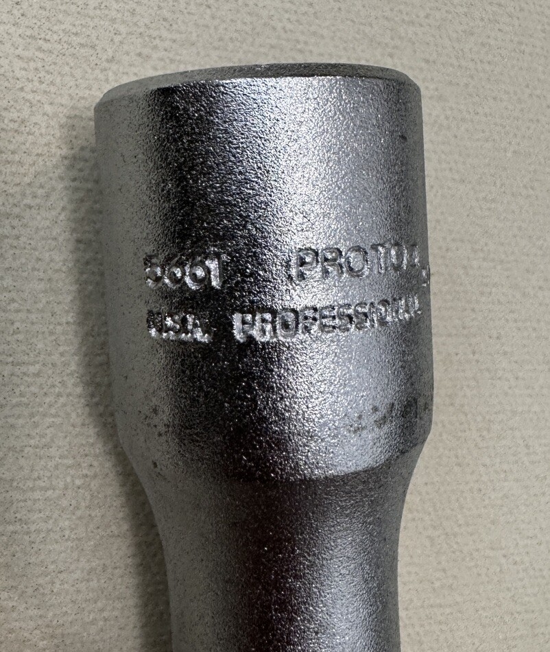 PROTO TOOLS 5661 3/4" Drive Socket Extension 8" Long Chrome Finish ...