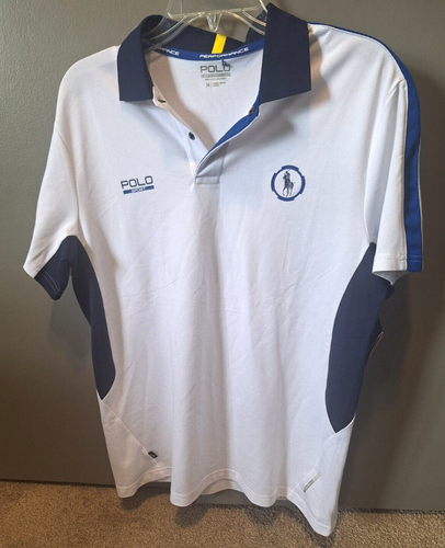 Polo Sport Ralph Lauren Polo Shirt Men's Medium White Quick Dry Thermo Vent NWT | eBay