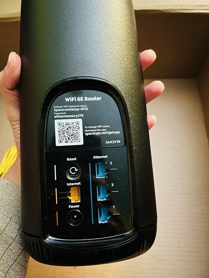 Spectrum Wireless WiFi 6 Router SAX2V1R With Power Cord Advanced Home ...