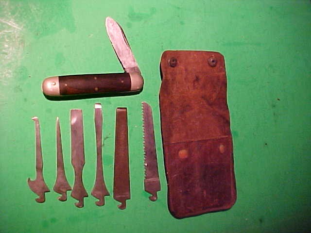 Napanoch Knife Co. Multi Blade Tool Kit Knife With Pouch | eBay