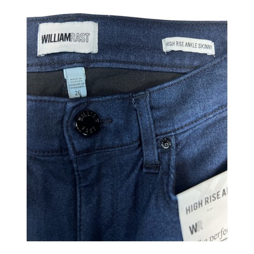 William Rast Jeans Women's 26 High-Rise Ankle Skinny Med Blue Fearless ...