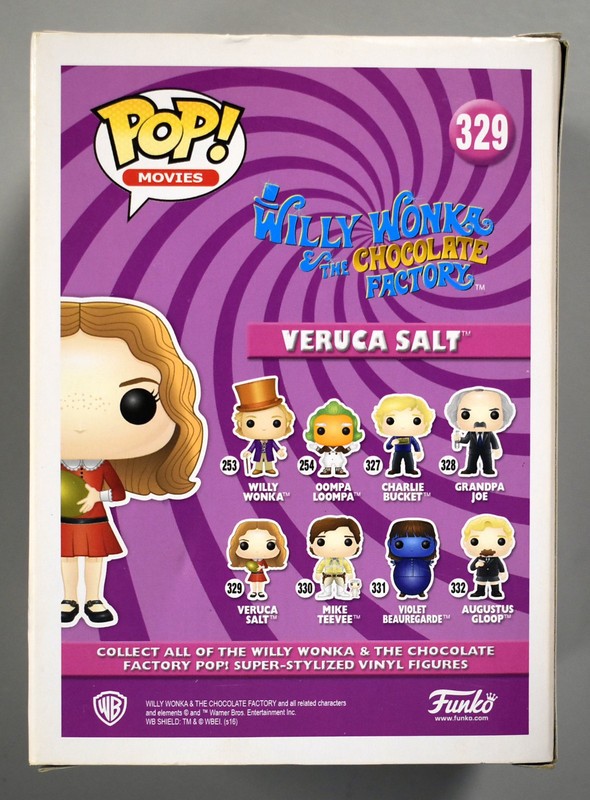 Veruca Salt Willy Wonka & The Chocolate Factory Funko Pop! #329 New In ...