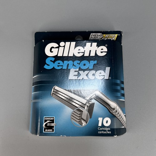 Gillette Sensor Excel Shaving Cartridges - Pack of 10 47400115484 | eBay