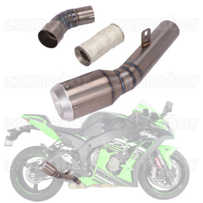 Motorcycle Exhaust Link Pipe For Kawasaki Ninja ZX10R 2016-2020 ...