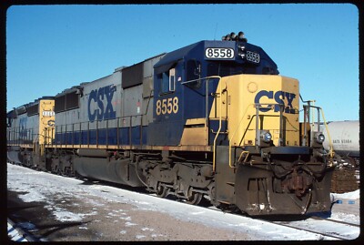 Original Rail Slide - CSXT 8558 N Fond du Lac WI 12-24-1998 | eBay