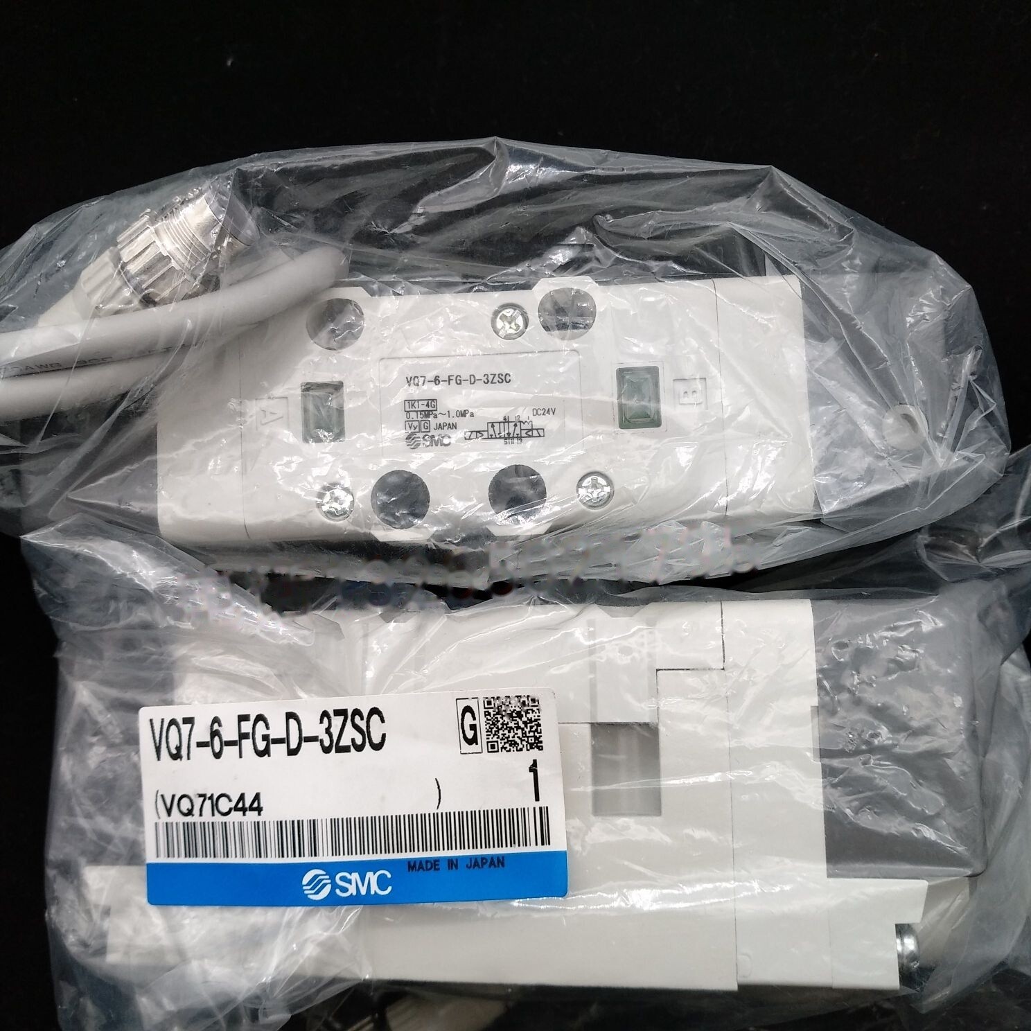 1PCS NEW SMC VQ7-6-FG-S-3Z VQ7-6-FJG-FHG-D-3Z 3ZSC FPG Q solenoid valve ...