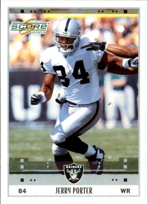 2005 Score - Jerry Porter #204 Glossy for sale online | eBay