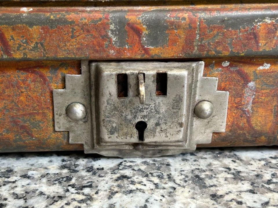 OLD VINTAGE UNIQUE PRICE.BROS CO. RMINCHAM RUSTIC IRON LOCK SYSTEM ...