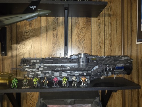 HALO Mega Construx Bloks - UNSC Infinity FVK37 2456 Pieces - Opened ...