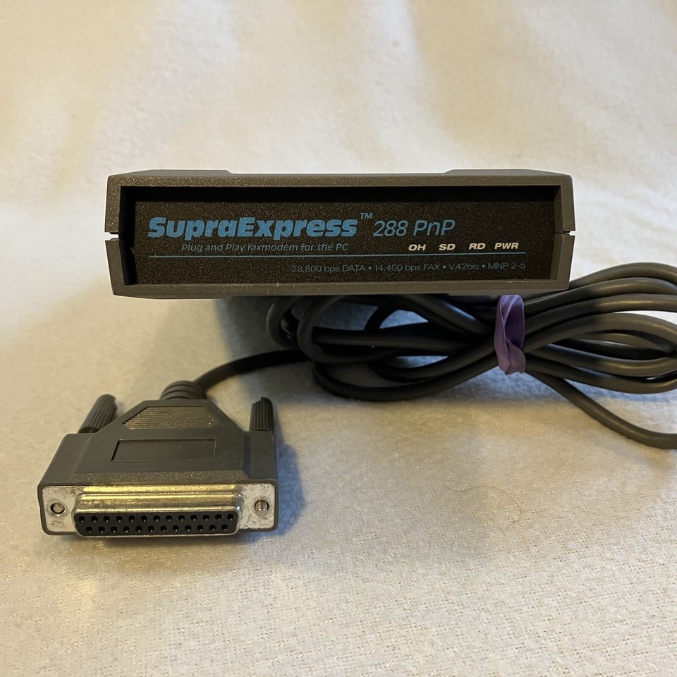 Supra Express 288 PnP Data/Fax Modem - Designed for Mac | eBay