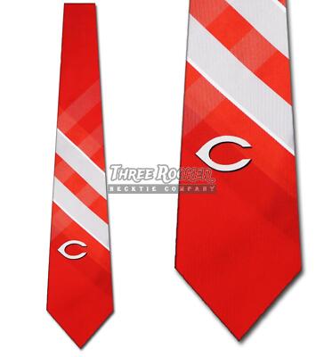 Cincinnati Reds Ties FREE SHIPPING Mens Reds Necktie Licensed Neck Tie ...