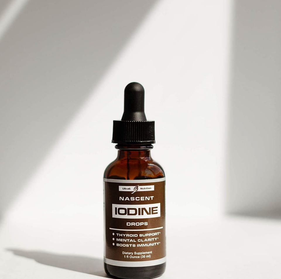 Nascent Iodine Supplement - Complete Thyroid Iodine Solution for ...