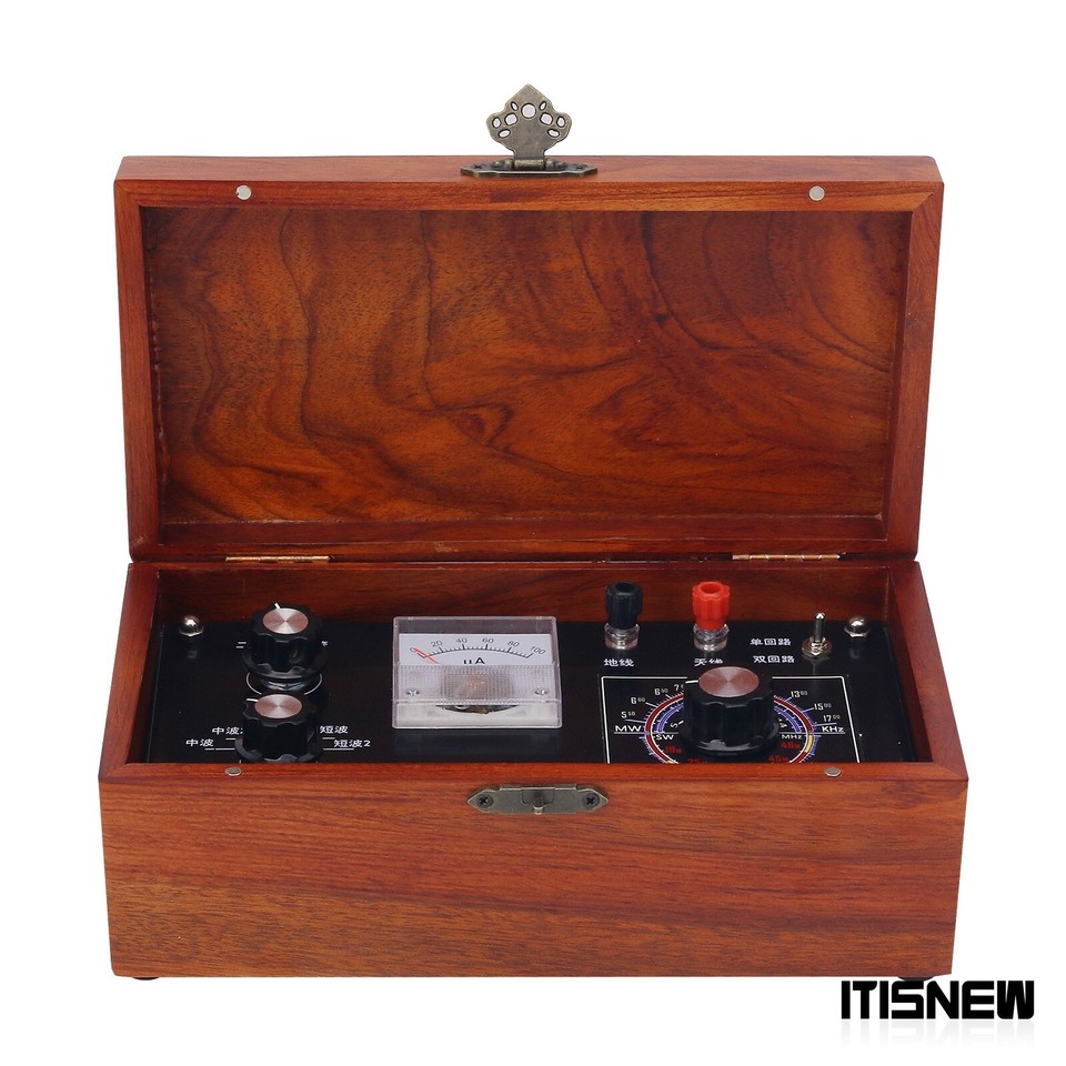 Crystal Radio Kit Medium and Shortwave 3DQ Detection with a Carve ...