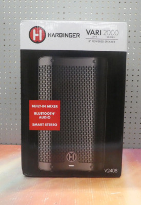 Harbinger VARI V2408 Powered 8" 2-Way Loudspeaker with Bluetooth New | eBay