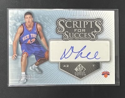 DAVID LEE 2005-06 SP Signature Edition Scripts for Success Silver SSDL ...