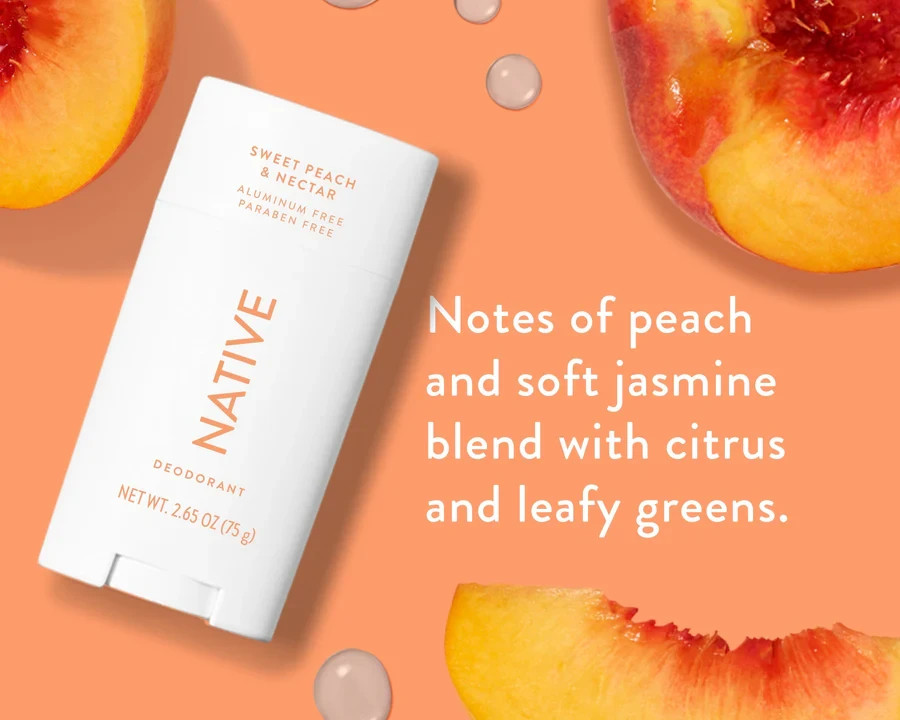 Native Sweet Peach & Nectar Deodorant Stick 2.65 oz/ 75 g | eBay