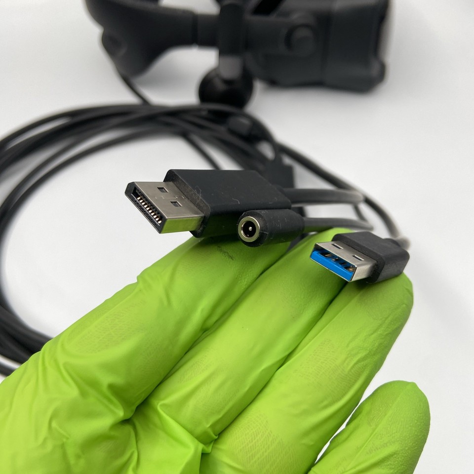 Valve Index VR Headset ONLY w/ 5m & Trident Cable NO Power Supply Free ...